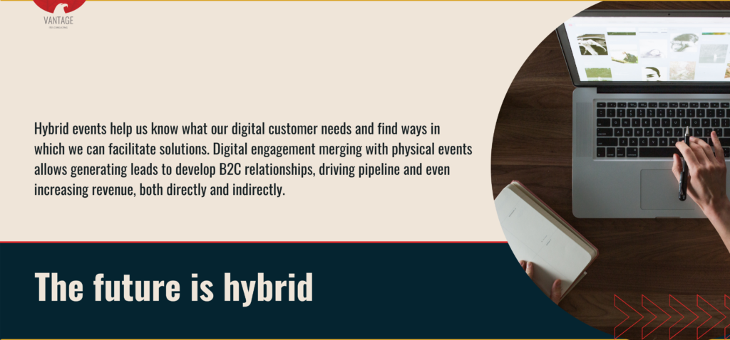 How can businesses adopt hybrid events? - Vantage ITes